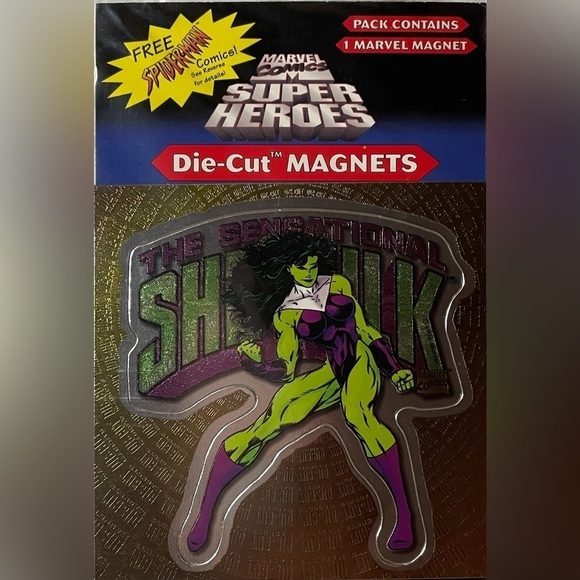 Marvel | Other | Vintage 996 Marvel Comics Super Heroes Die Cut Magnet ...